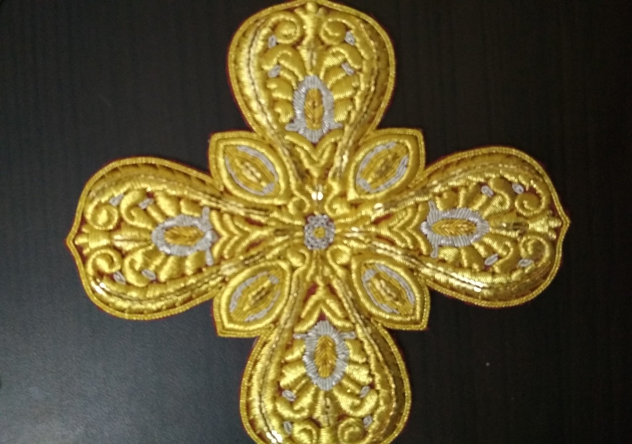 Hand Embroidered Cross for Orthodox Church Vestment (1) – Tewahedo ...
